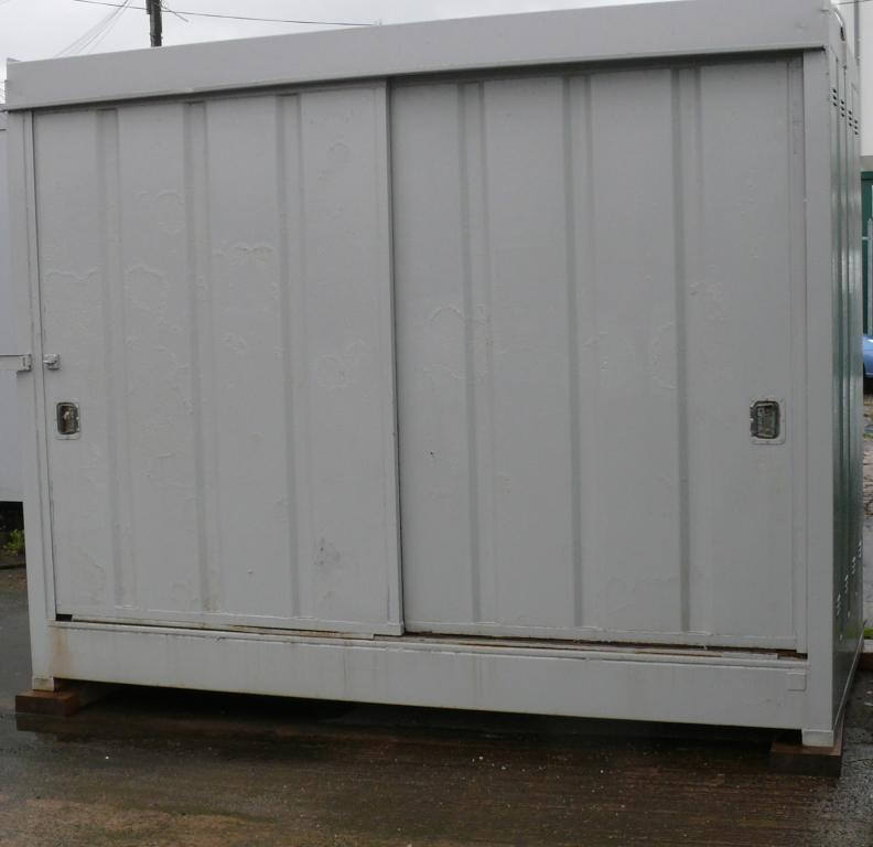 Grey 10 X 8 FT container